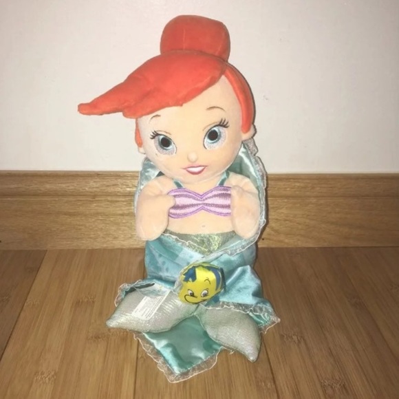 Disney | Toys | Disney Babies The Little Mermaid Baby Ariel Plush ...